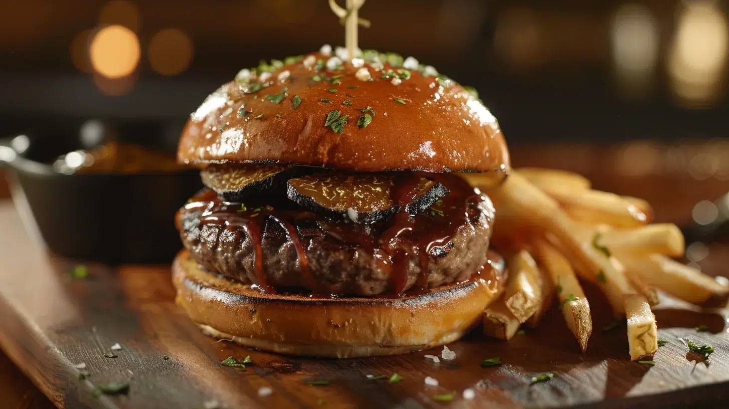 Sur la trace du luxe dans la restauration rapide : le burger tournedos ...